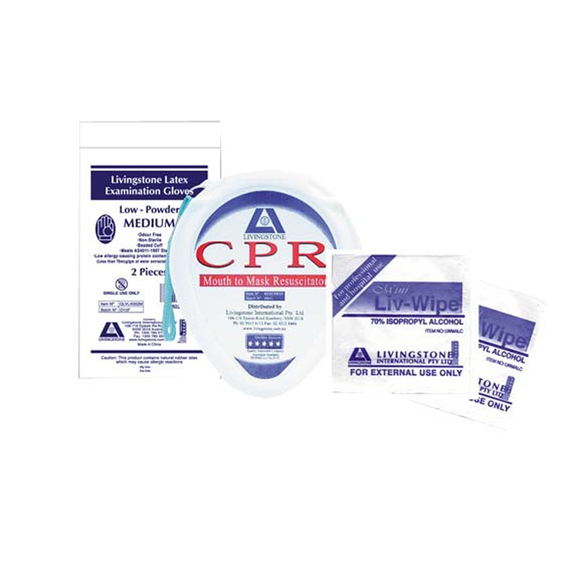 Buy Livingstone CPR Cardio Pulmonary Resuscitation Mask Kits 1 CPR Mask ...