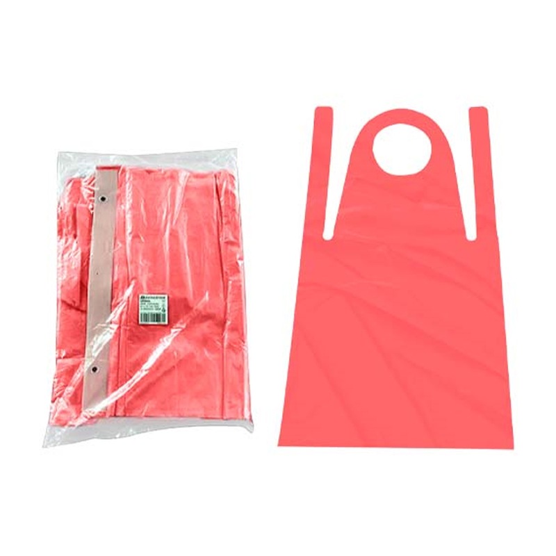 Buy Livingstone Disposable Red Aprons Bib Type Perforated High Density ...