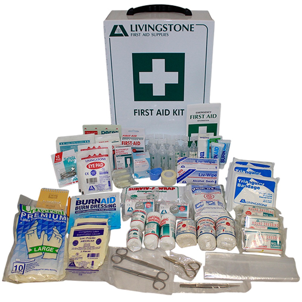 Buy Livingstone Factory First Aid Kit Deluxe Complete Set In Metal Case ...