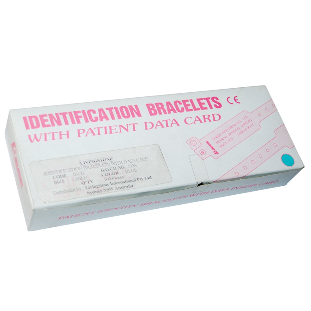 Buy Livingstone Personal Identification ID Bands Pedia with Name Card ...