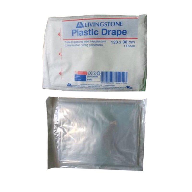 Buy Livingstone Plastic Drape Sheet Sterile 120 x 90cm - MyDeal