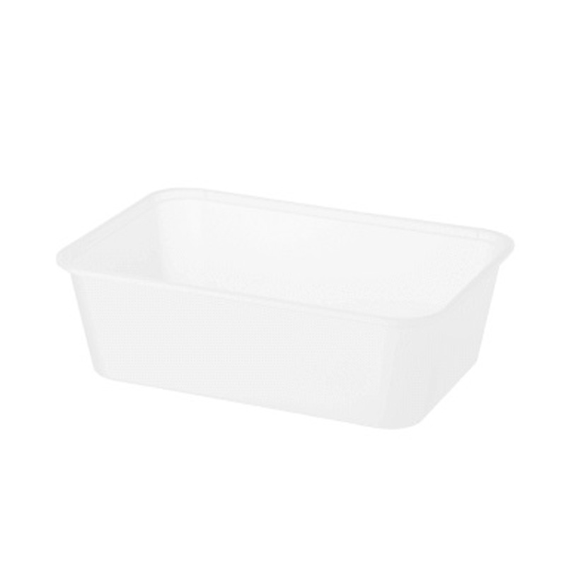 Buy Livingstone Take-Away Rectangular Container 750ml Clear Freezer Grade Plastic 50 Pack x10 ...