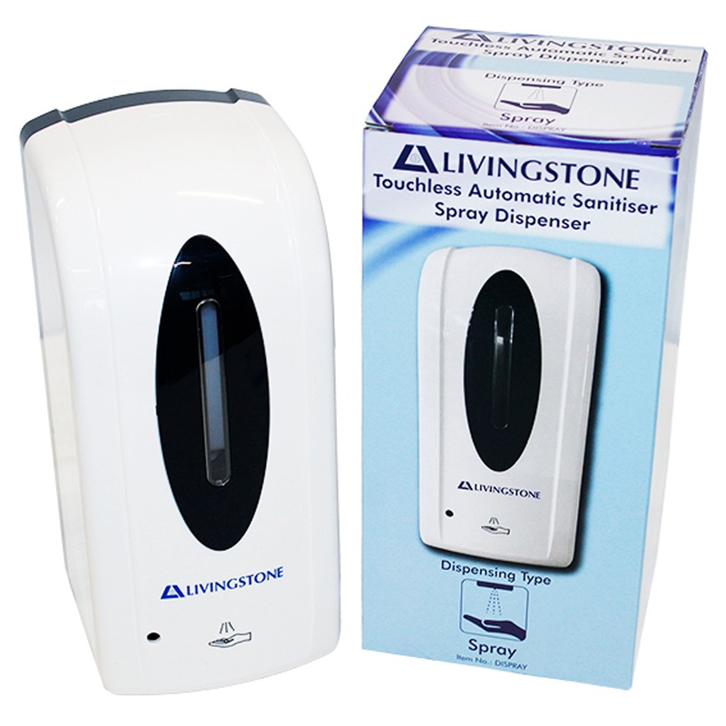 Buy Livingstone Touchless Automatic Liquid Hand Sanitiser Alcohol Spray ...