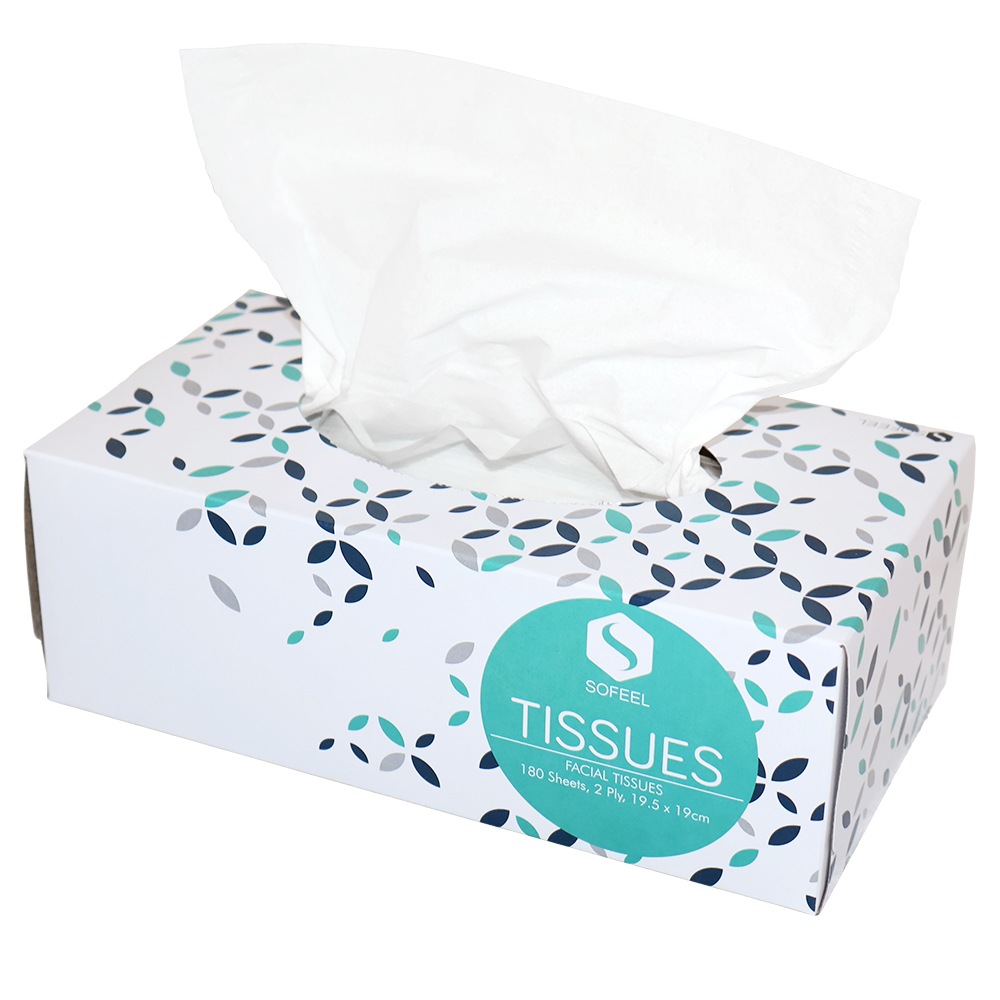 Buy Sofeel Executive Facial Tissues 2-Ply 19.5 x 19cm White 180 Box ...