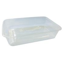 Buy Universal Take-Away Rectangular Container Base 500ml Clear Plastic ...