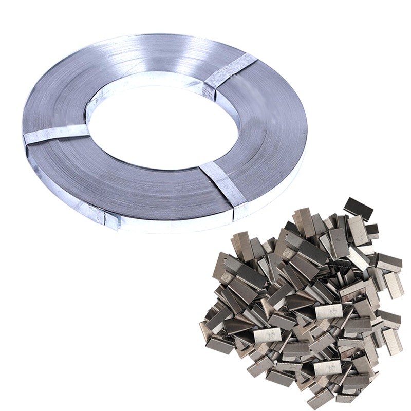 Buy 2in1 Strapping Accessories - 1 Roll/250M Heavy Duty Metal Strap ...