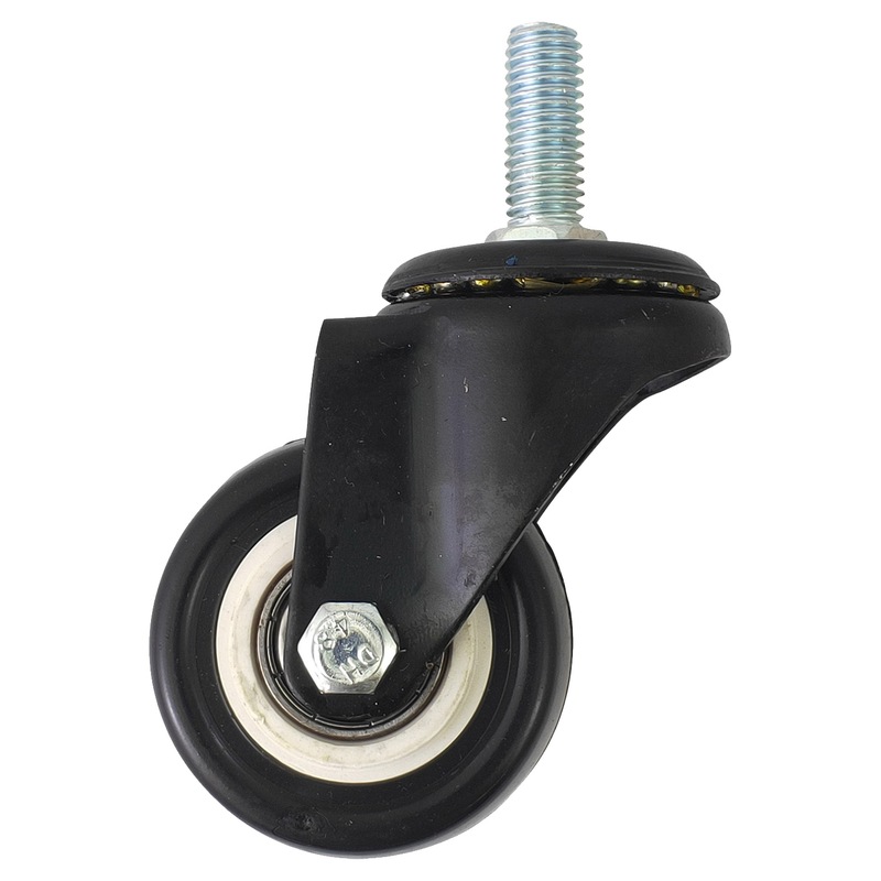 Buy riin 1x 2inch 50mm Solid Hard Plastic Bolt Caster Wheel Light Duty ...