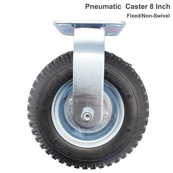 Buy riin 4pcs 8Inch Pneumatic Caster Wheel Inflatable Industrial Castor ...