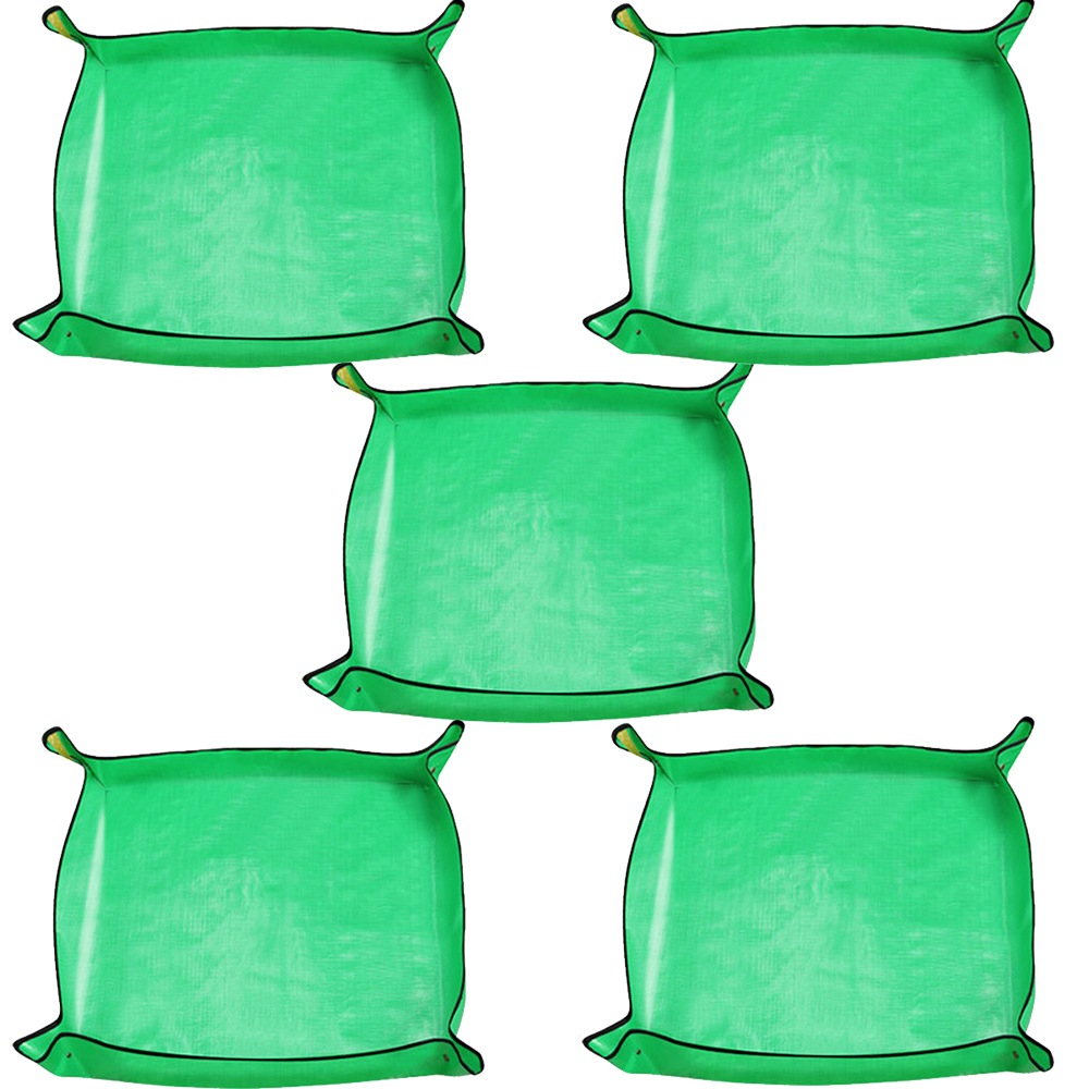 Buy riin 5x Soil Mixing Mat Gardening Pad Repotting Tarp Transplantting Tray Size 68x68cm ...