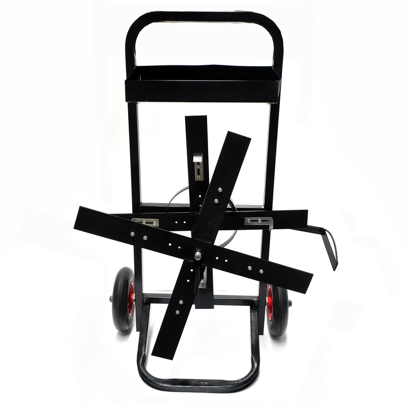 Buy riin Portable Trolley Dispenser with Wheels for Carrying Manual ...