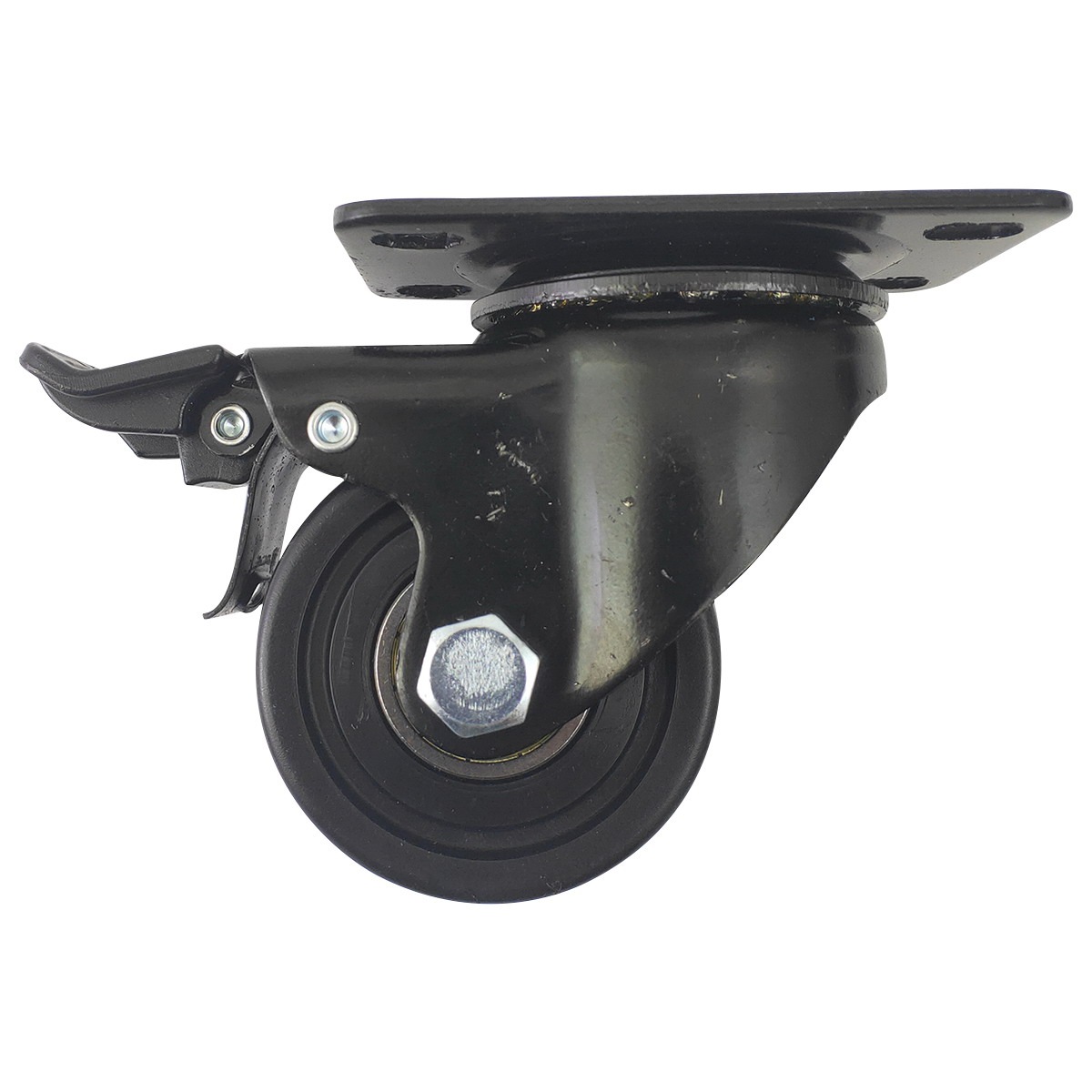 Buy riin Single 2.5inch Low Profile Caster Wheel Industrial Castor ...