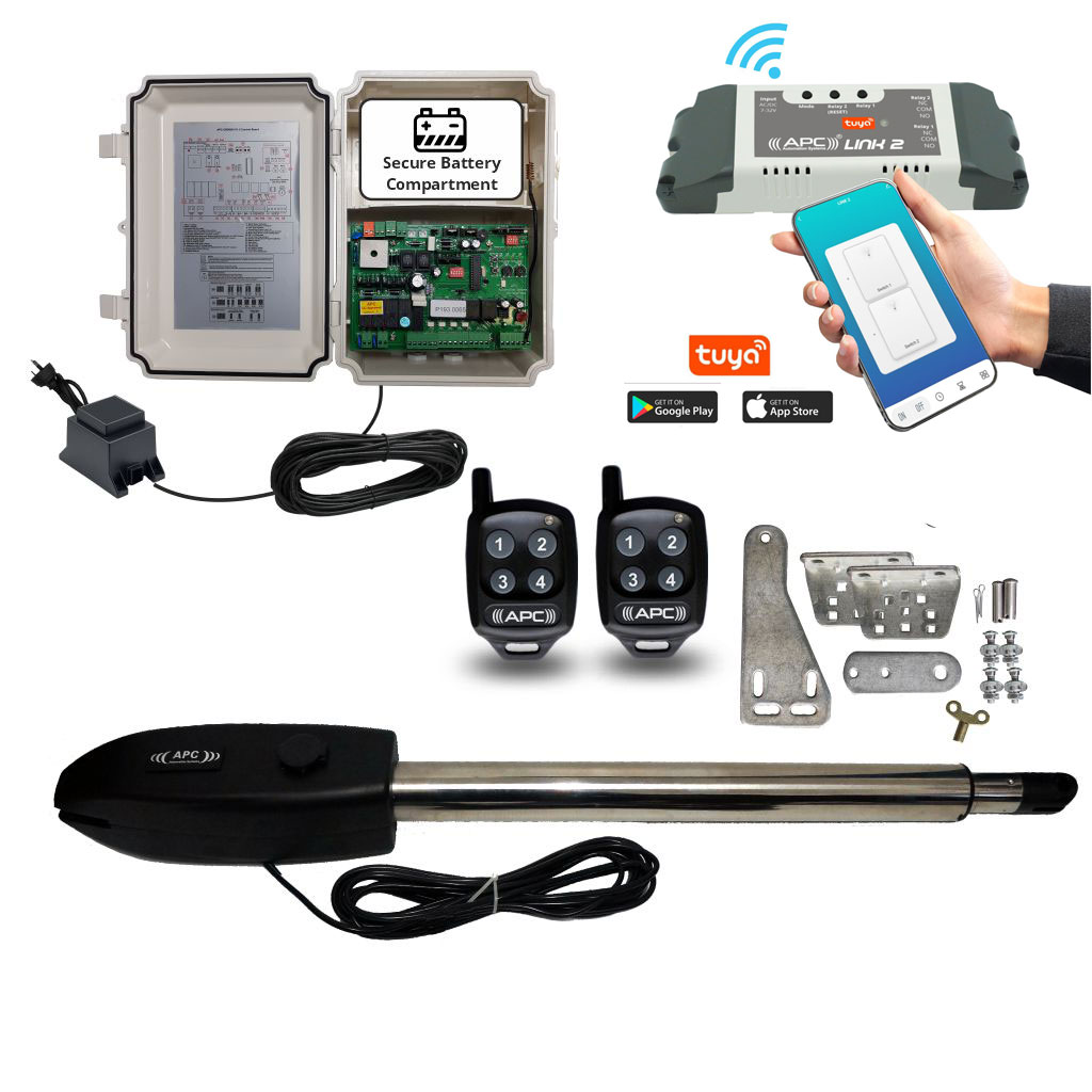 Buy APC Automatic Electric Swing Gate Opener System with Wi-Fi ...