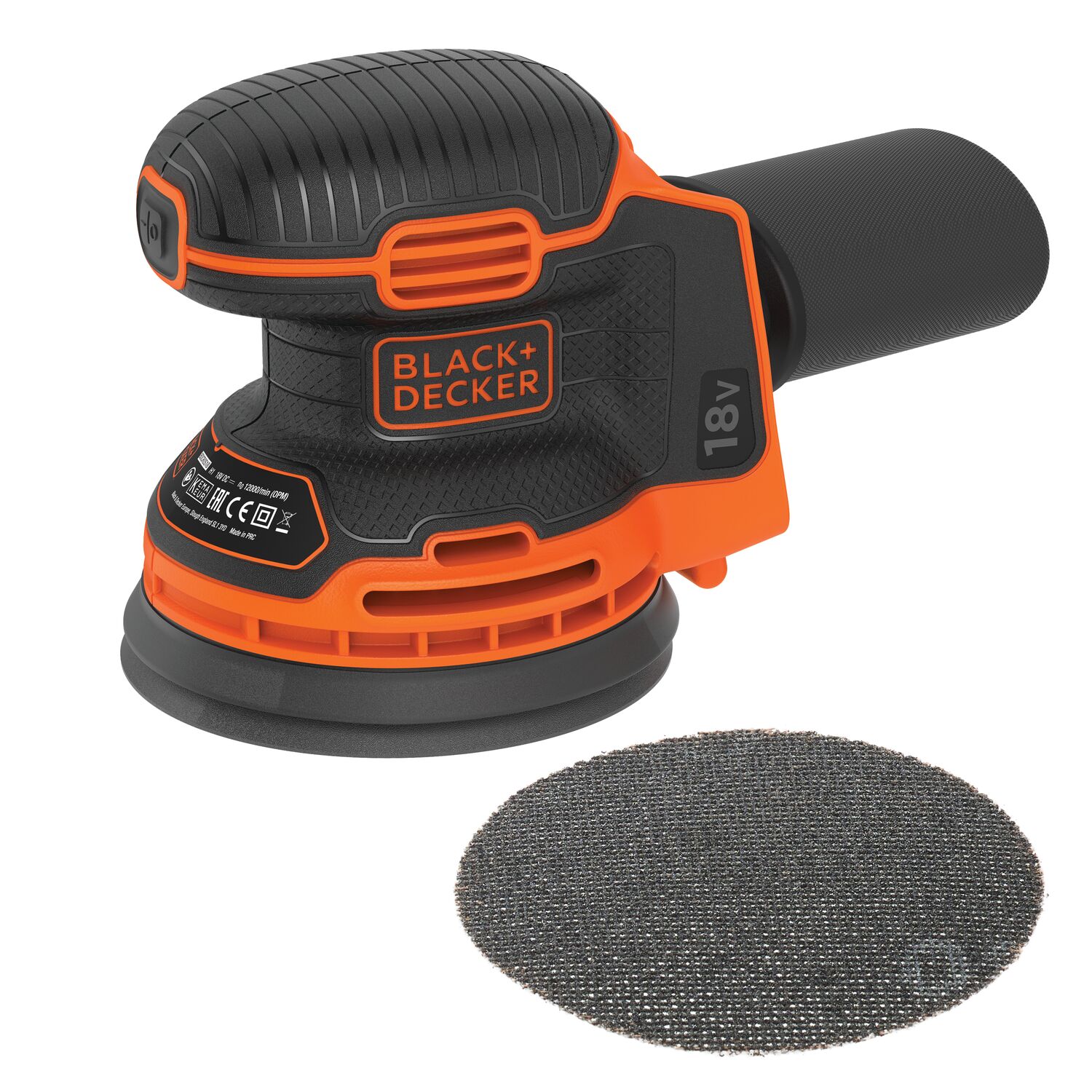 Buy BLACK DECKER 18V Cordless Random Orbital Sander Skin Battery sold separately MyDeal