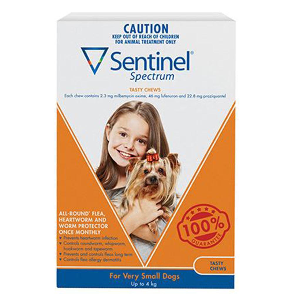 Buy Sentinel Very Small Dog Up To 4Kg Brown 6 Chews - MyDeal Australia