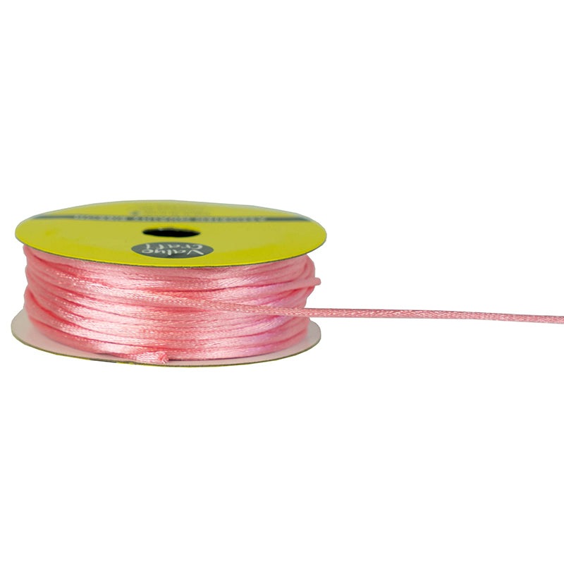 Buy 1mm Pink Satin Cord 7m - MyDeal