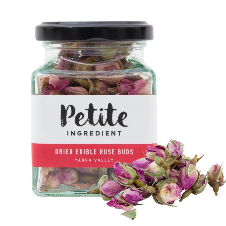 Buy 25g Dried Edible Rose Buds by Petite Ingredient - MyDeal Australia