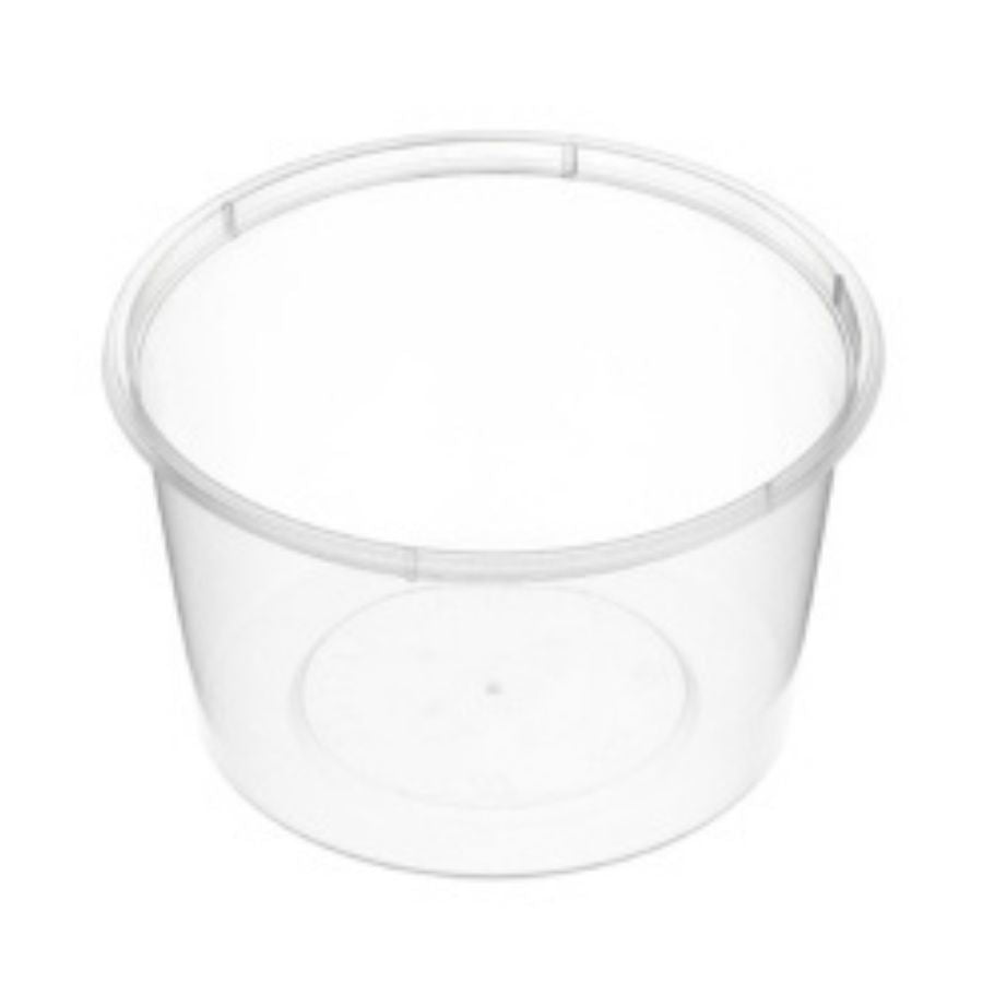 Buy 50pk 500ml Round Reusable Plastic Containers (NO LIDS) - MyDeal ...