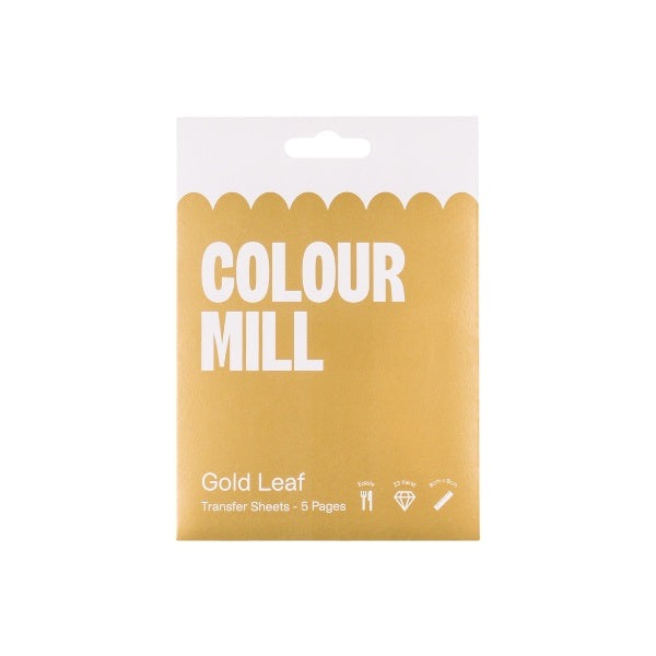 Buy 5pk Colour Mill 23K Gold Leaf Sheets - MyDeal Australia