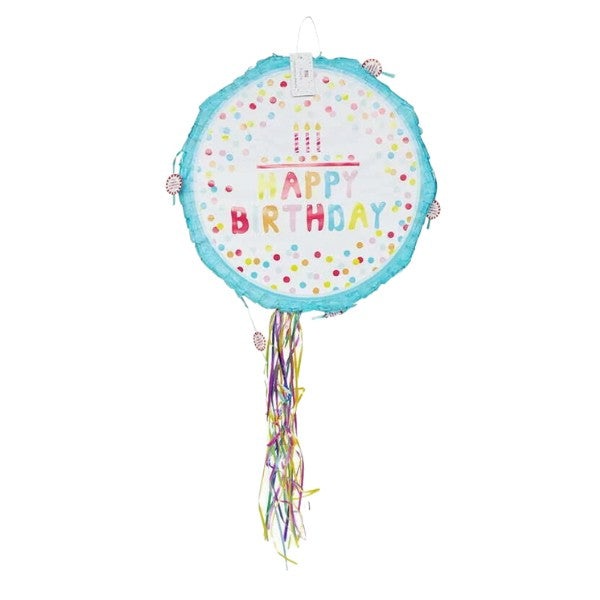 Buy Blue Traditional Happy Birthday Folded Pinata 43x10cm - MyDeal ...