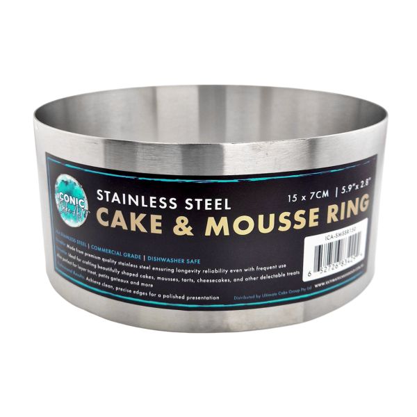Buy Iconic Cake Art Round Mousse Ring (6 Inch) - MyDeal Australia