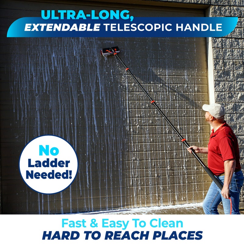 HydroCleaner XL - Ultra-Long, Extendable Water Brush - Cleaning ...