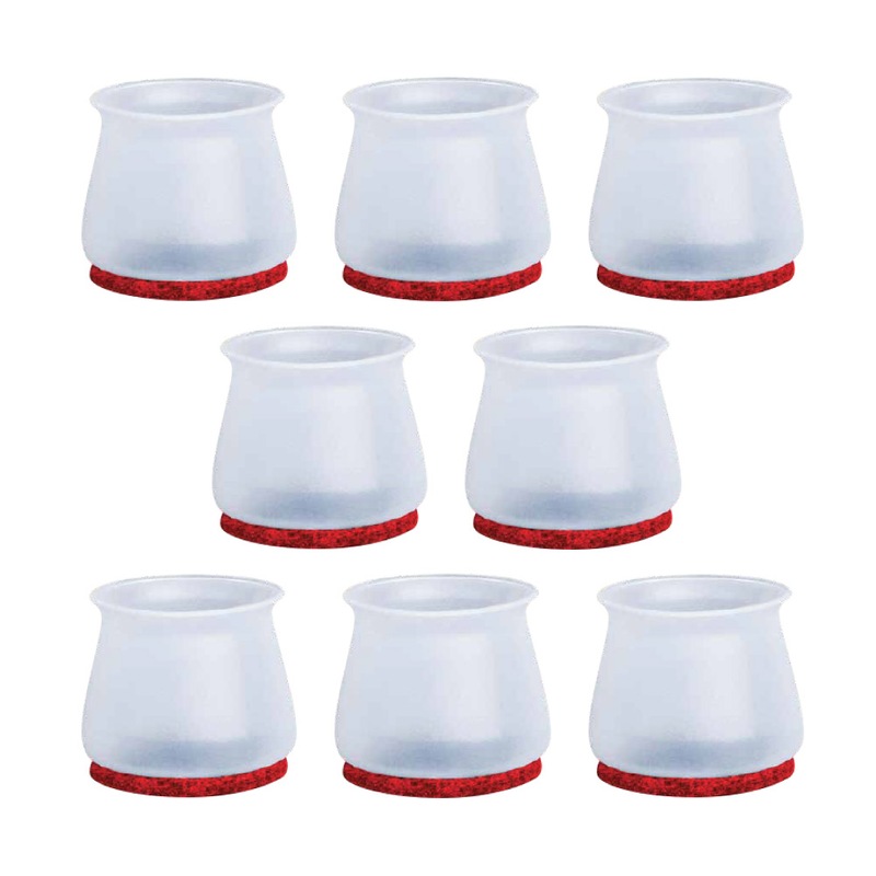 Buy RUBY Sliders - 8 Pack - Flexible Chair Sliders, That Protect Your ...