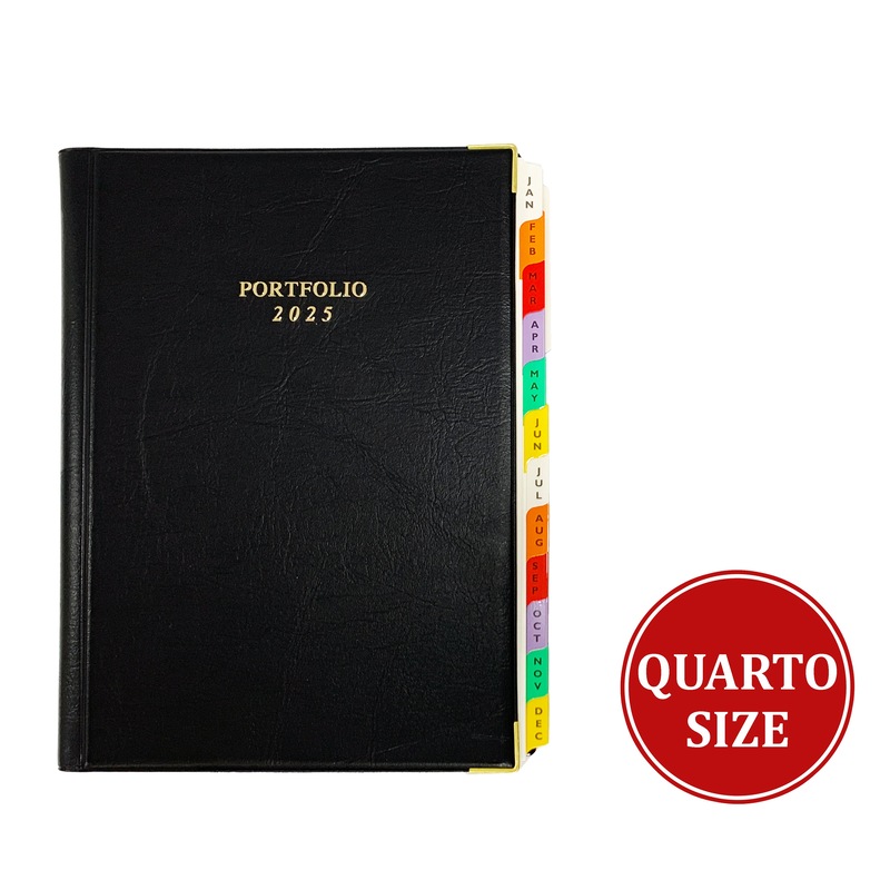 Buy 2025 Week To View Portfolio Diary Black – Quarto - MyDeal