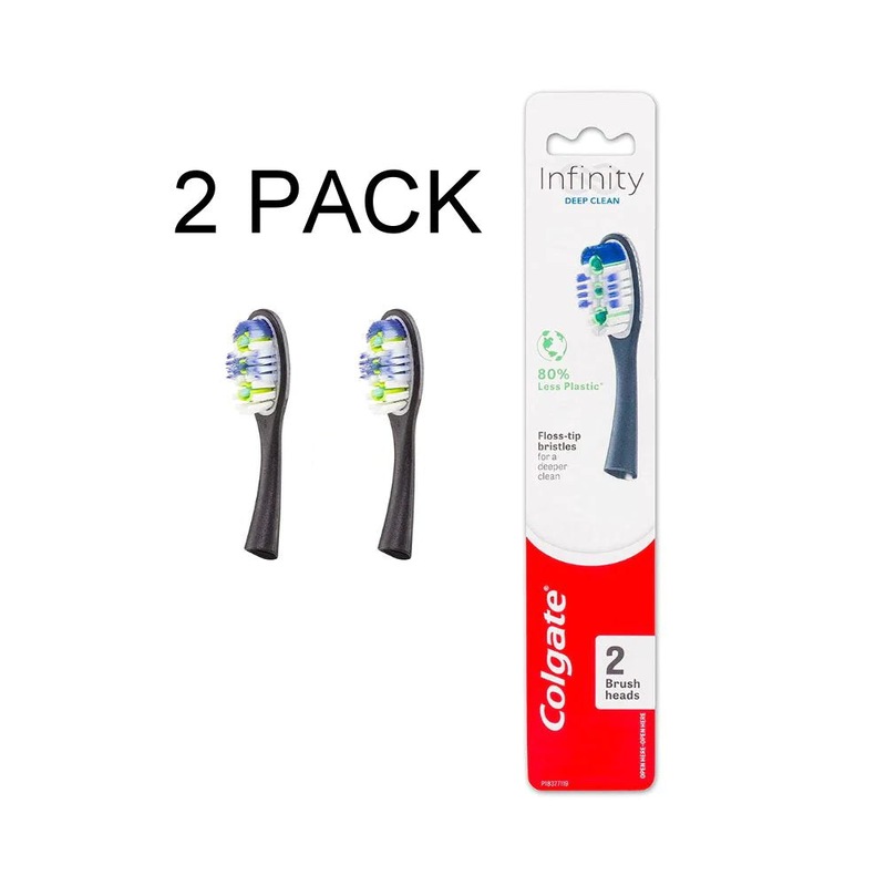 Buy 4x Colgate Infinity Deep Clean Replacement Toothbrush Heads - 2 ...