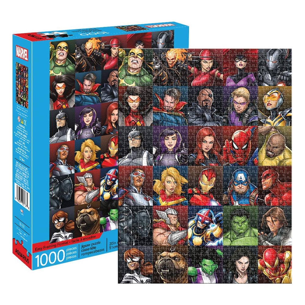 Buy Aquarius Marvel Heroes Collage 1000 Piece Jigsaw Puzzle - MyDeal ...