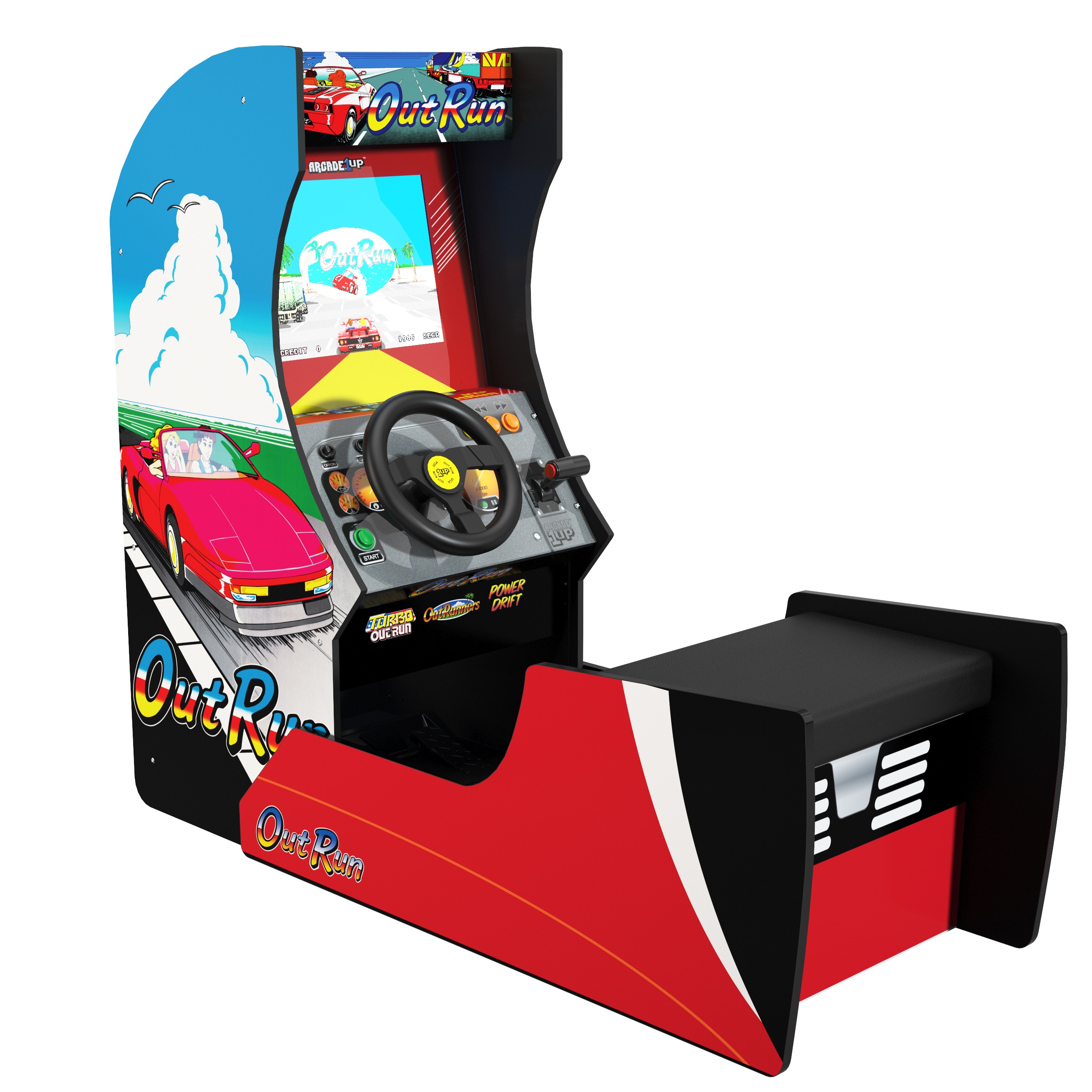 Buy Arcade1Up Outrun Seated Arcade Machine - MyDeal Australia