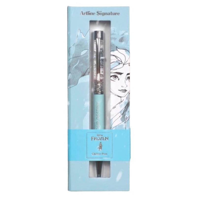 Buy Artline Signature Disney Frozen 2 Elsa Glitter Ballpoint Pen - MyDeal