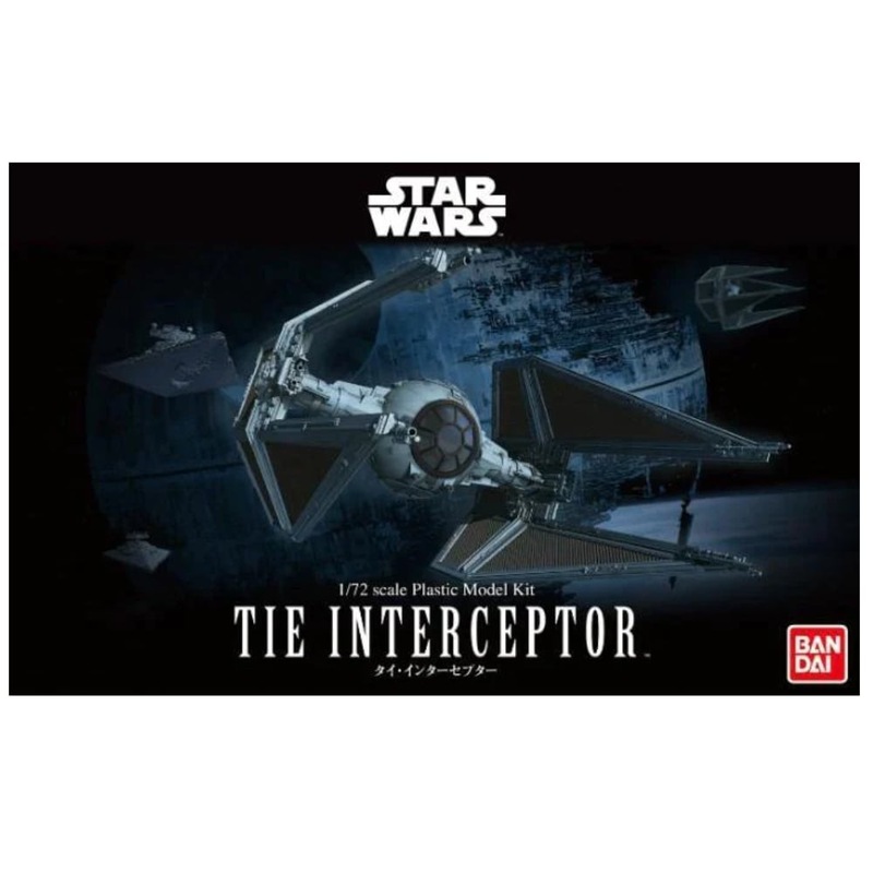 Buy Bandai Star Wars 1/72 Scale Tie Interceptor Model Kit Figure - MyDeal
