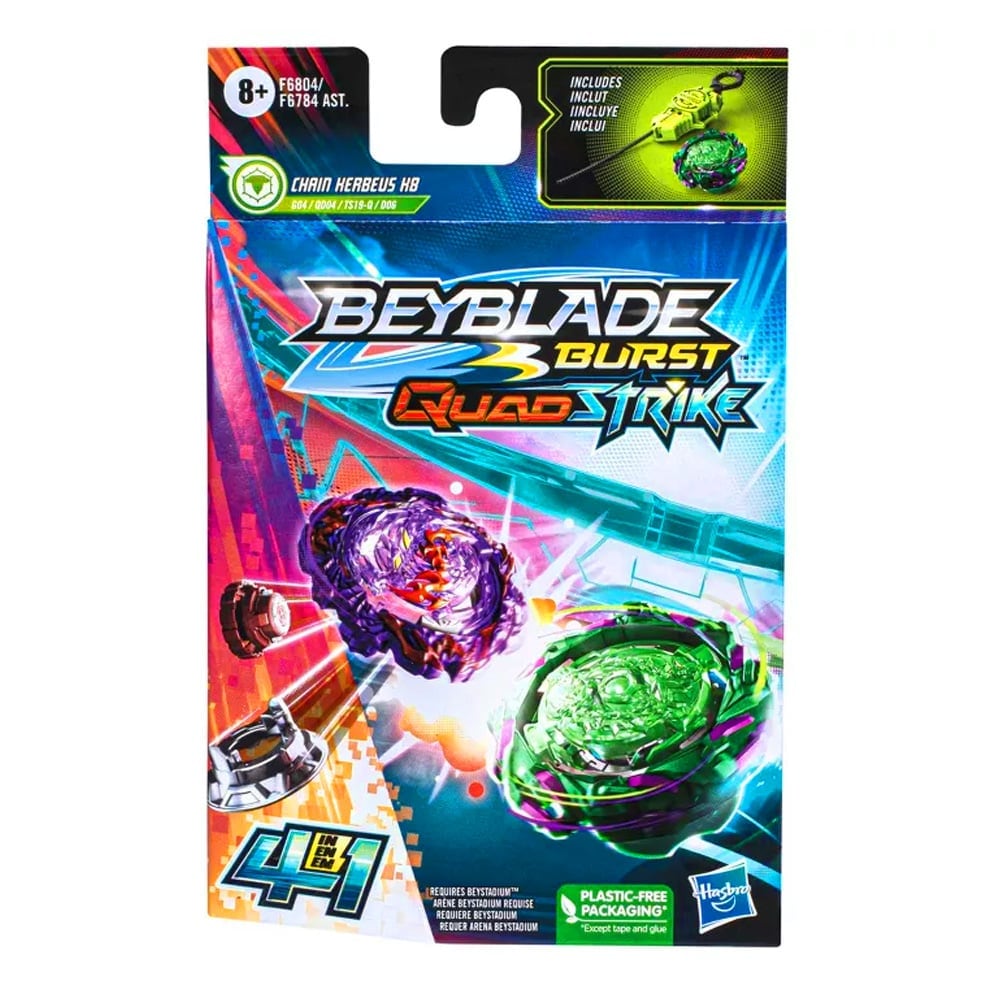 Buy Beyblade Burst QuadStrike Chain Kerbeus K8 Starter Pack - MyDeal ...