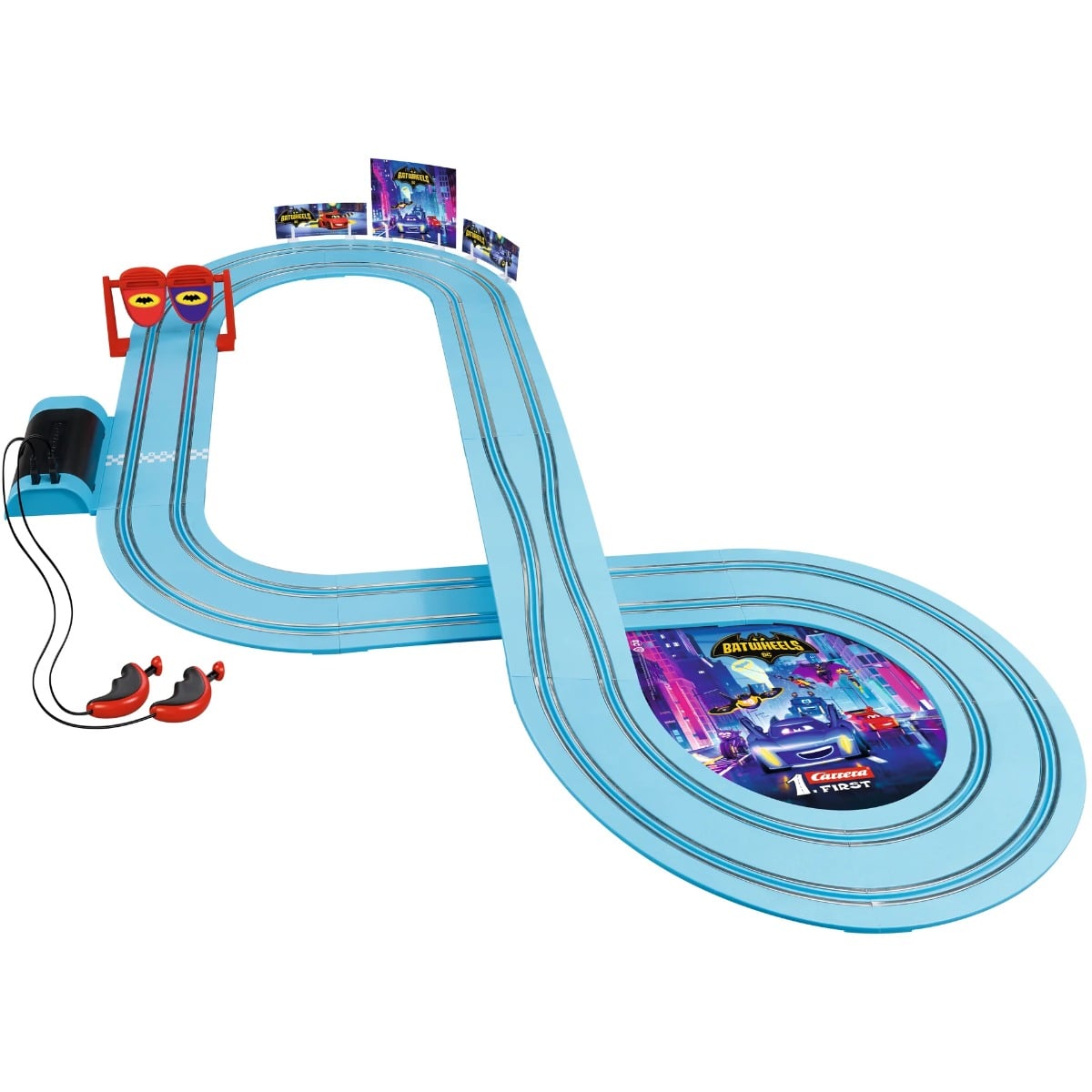 Buy Carrera First DC Batwheels Ready to Roll 2.0m Slot Car Track ...