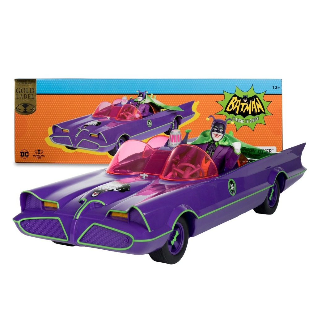 Buy DC Retro 1960s Batman Classic TV Series Batmobile and The Joker 6 ...