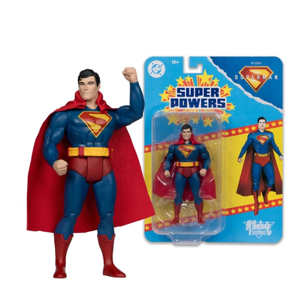 Buy DC Super Powers Superman Legacy (2025) Superman 5 inch Action ...
