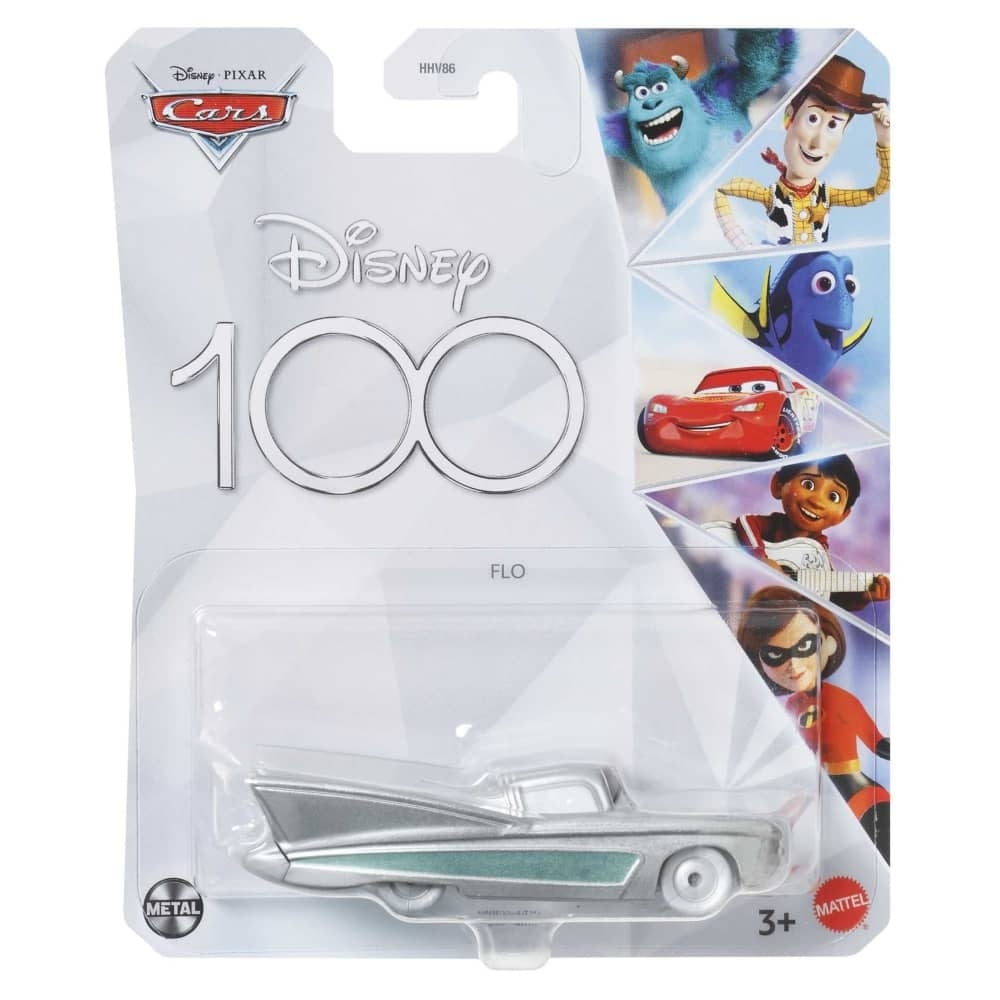 Buy Disney Pixar Cars Disney 100 Diecast Silver Flo Toy - MyDeal Australia