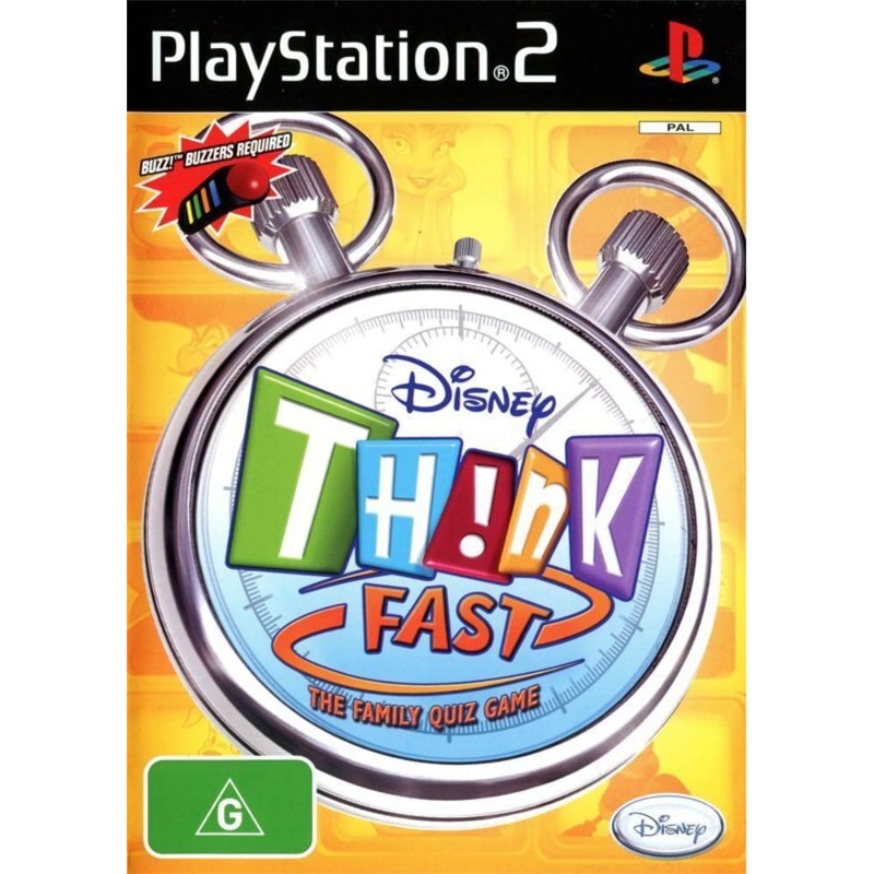 Buy Disney Think Fast (PS2) - MyDeal