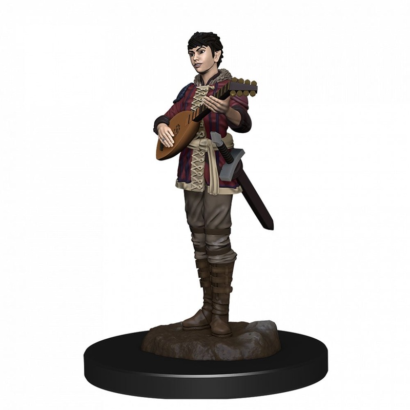 Buy Dungeons and Dragons Premium Female Half-Elf Bard Pre-Painted ...