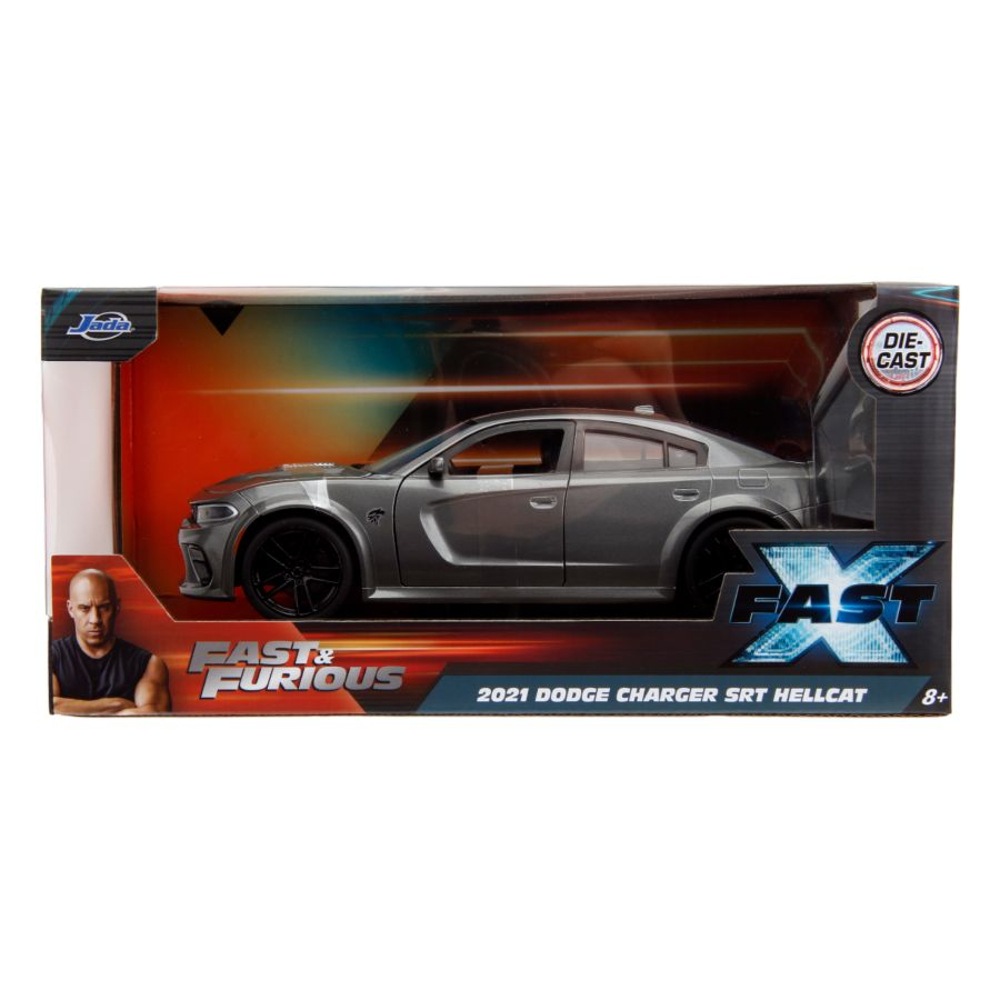 Buy Fast and Furious 10 2021 Dodge Charger SRT Hellcat 1:24 Diecast Car ...