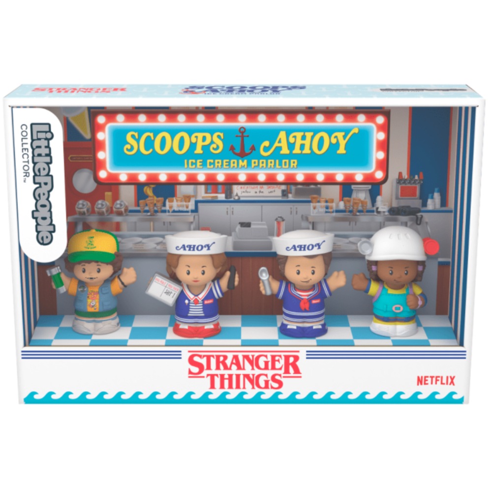Buy Fisher Price Little People Collector Stranger Things Scoops Troops ...