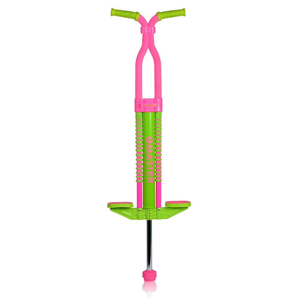 Buy Flybar Master Kids Pogo Stick Pink/Green - MyDeal Australia