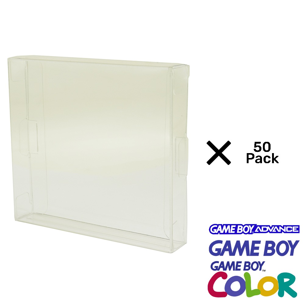 Buy Gameboy Game Case 0.5mm Plastic UV Protector 50 Pack - MyDeal Australia
