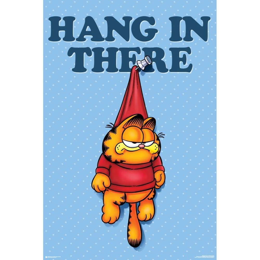 Buy Garfield Hang In There Poster - MyDeal Australia