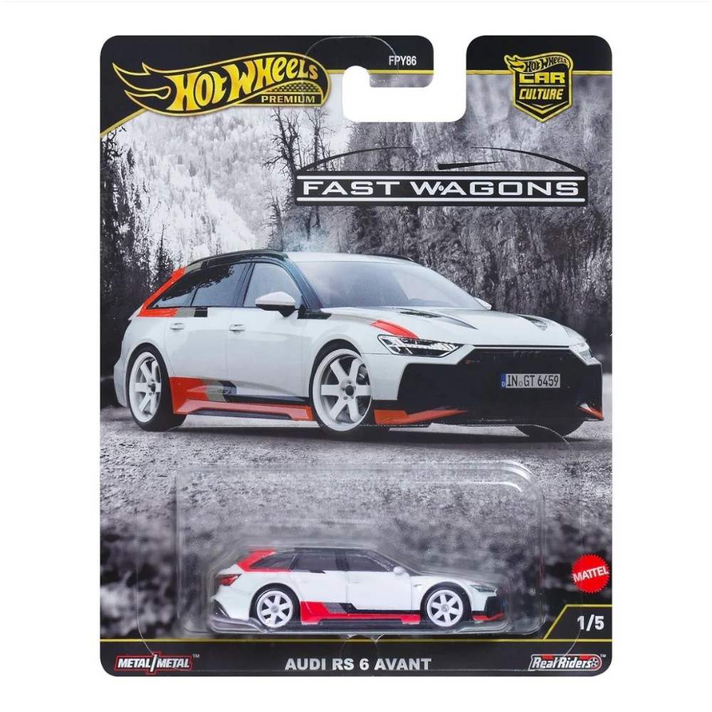 Buy Hot Wheels Premium Car Culture Fast Wagons Audi RS 6 Avant - MyDeal ...
