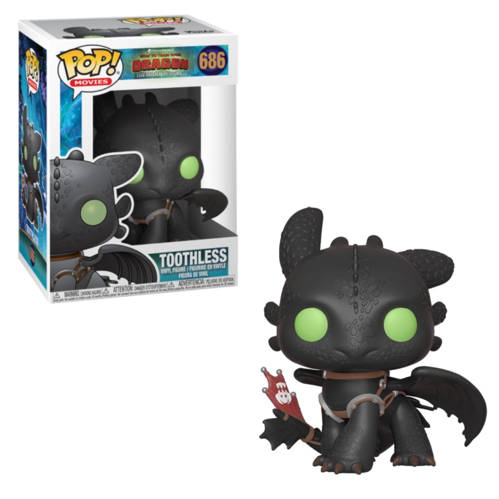 Buy How to Train Your Dragon 3: The Hidden World Toothless Funko POP ...