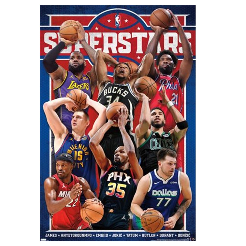 Buy Impact Posters NBA League Superstars 2023 - MyDeal Australia