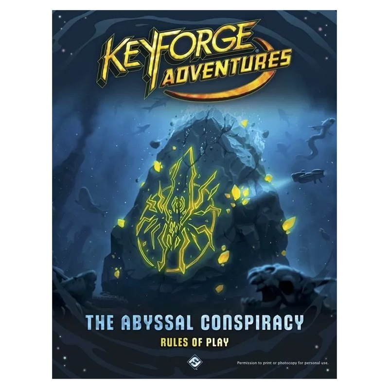 Buy Keyforge Adventures: The Abyssal Conspiracy Rulebook - MyDeal