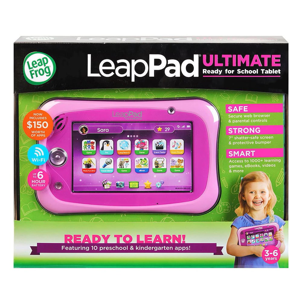 Buy LeapFrog LeapPad Ultimate Get Ready for School Tablet (Pink ...