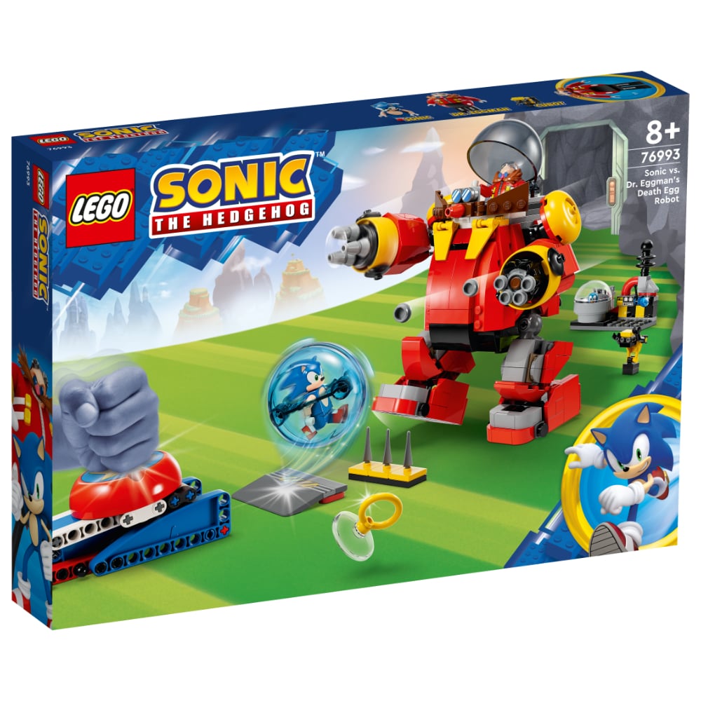 Buy LEGO Sonic the Hedgehog Sonic vs Dr Eggman's Death Egg Robot (76993 ...